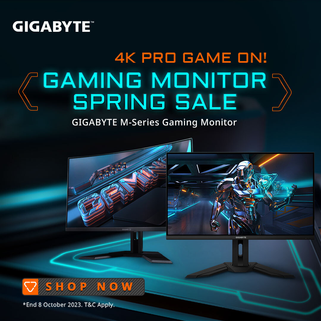 Gigabyte Monitor Spring Sale is now ON! Save BIG on Gigabyte Monitors Today