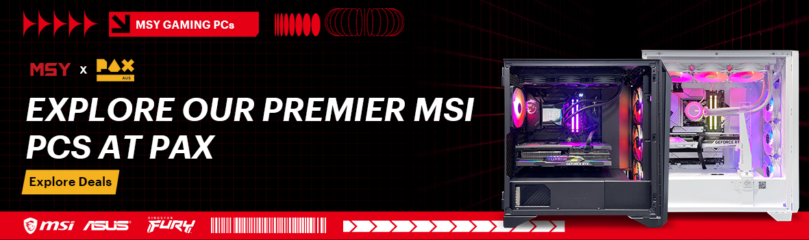 Experience next-level gaming with the PCs showcased at the MSI Booth!