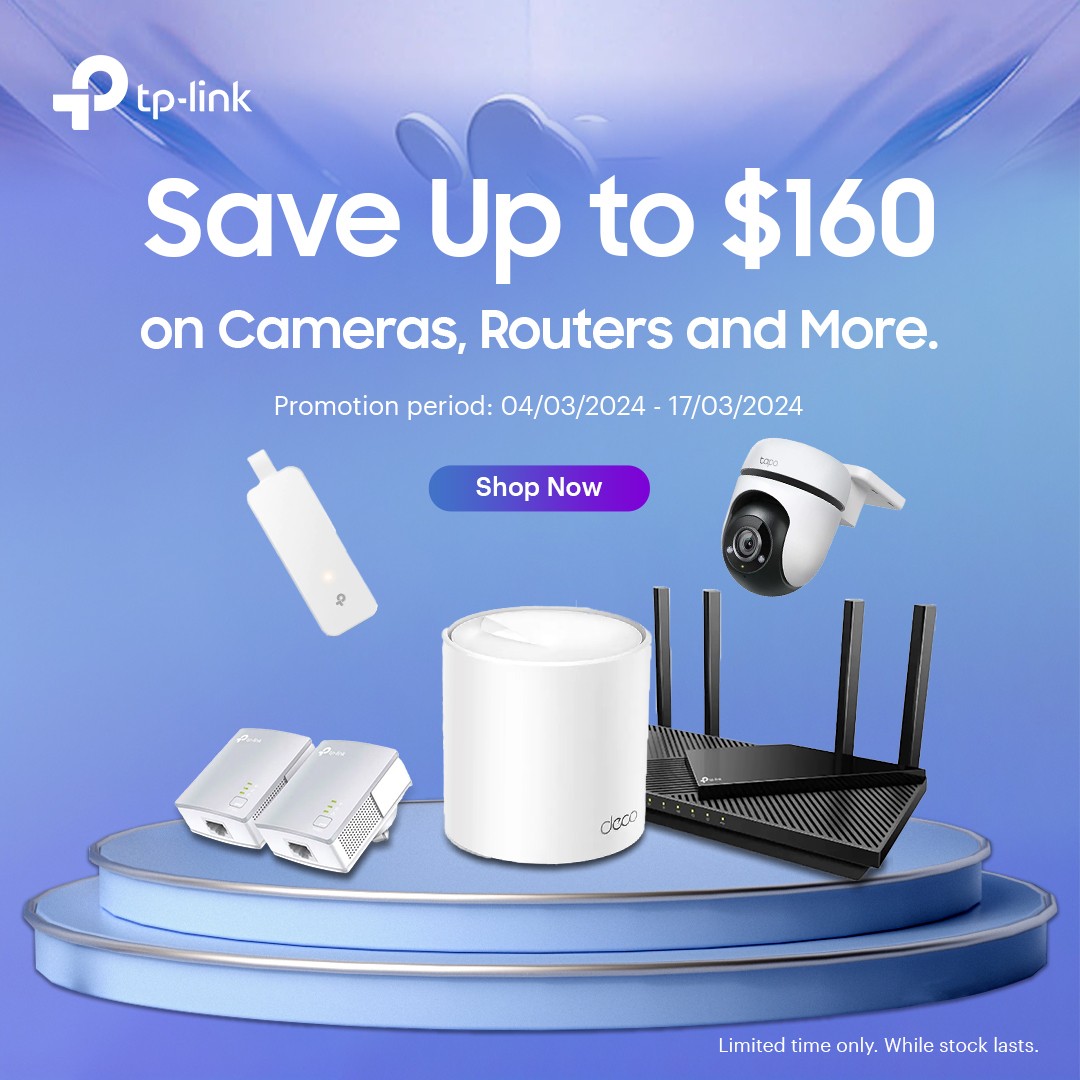 Save Up to $160 on TP-Link Camera & Networking Devices