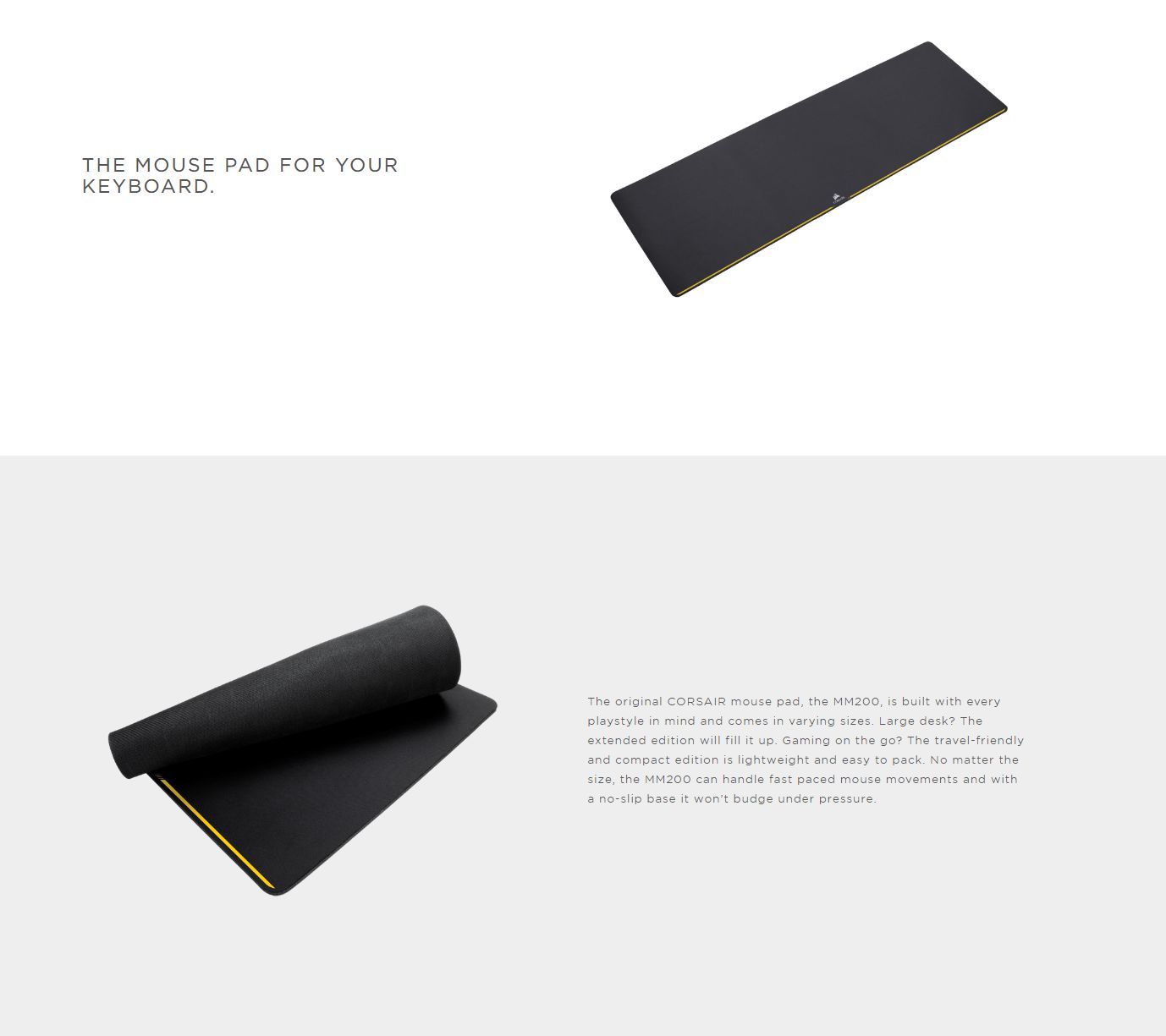 Corsair MM200 Gaming Mouse Cloth Mat " Extended Edition - msy.com.au