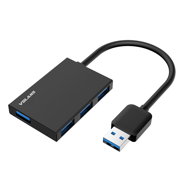 Volans 4 Port Aluminium USB 3.0 Hub (VL-HB04S) - msy.com.au