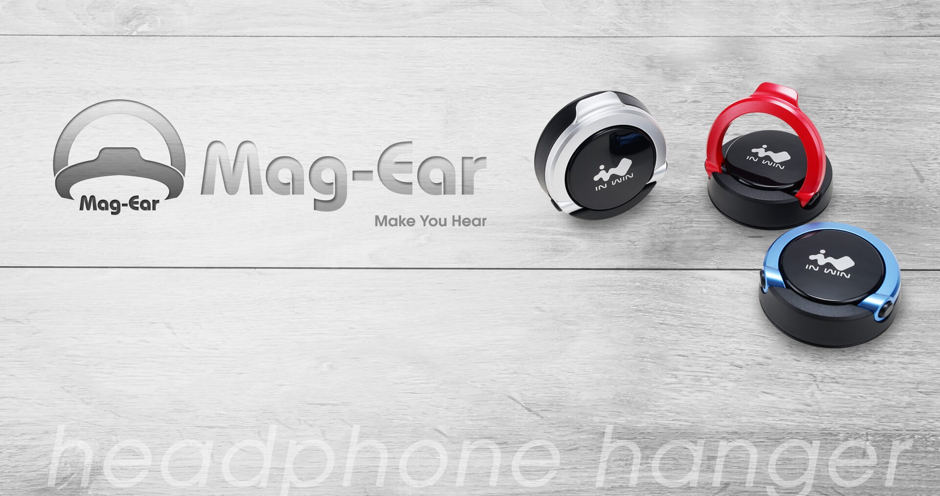 Inwin Mag-Ear Magnetic Headphone Hanger - Silver (MAG-EAR-SILVER) - msy ...
