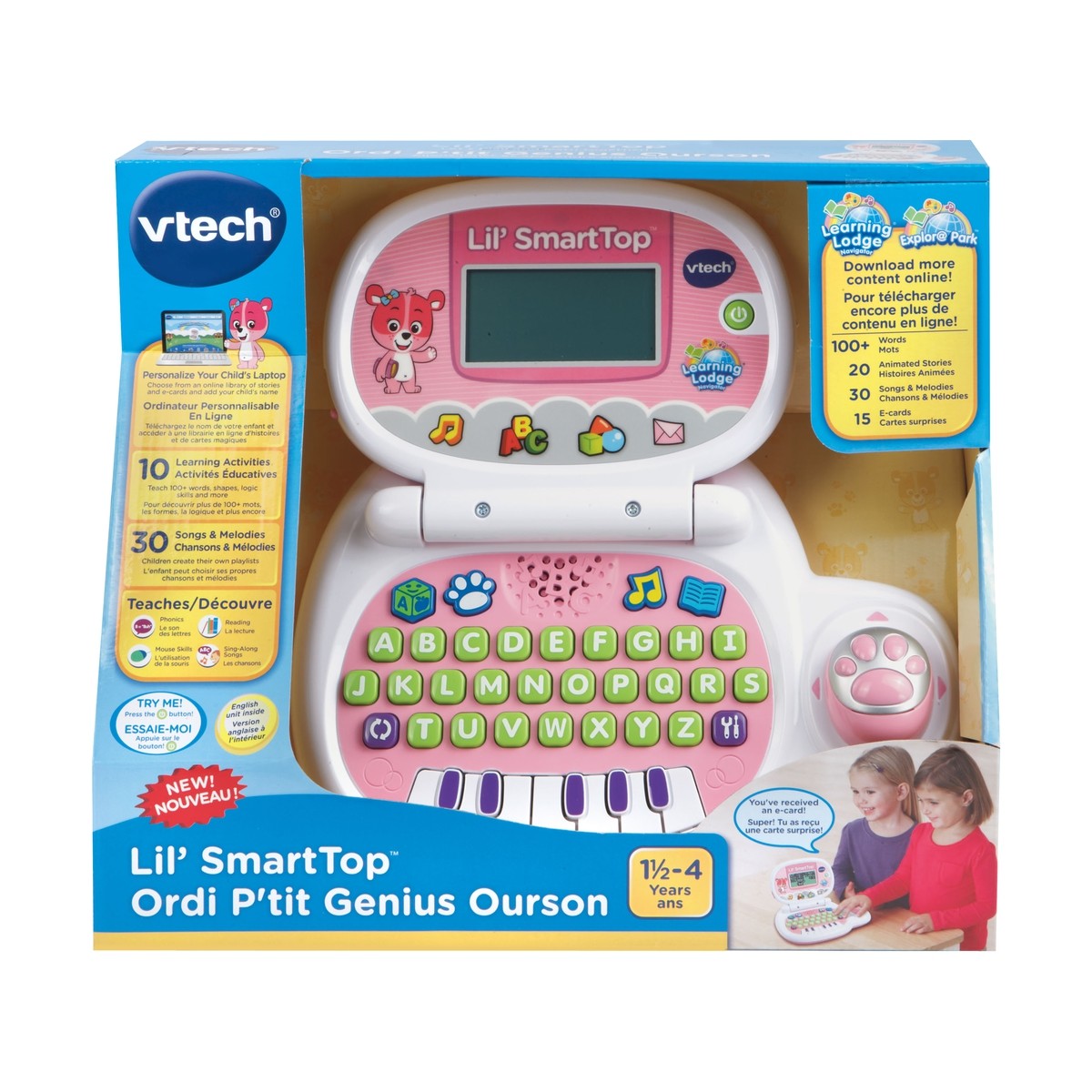 VTech Little Smart Top Pink - msy.com.au