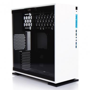 Inwin 303 Mid Tower White Gaming Chassis - White (303-WHITE) - msy.com.au