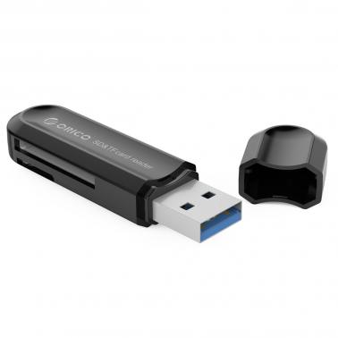 Orico Black CRS21 USB3 TF & SD Card Reader - msy.com.au