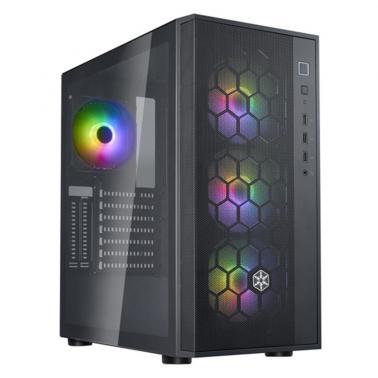 SilverStone Fara R1 Pro V2 Tempered Glass ATX Case - Black (SST-FAR1B ...