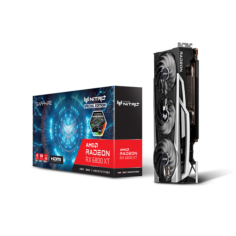 Sapphire Radeon RX 6800 XT SE Nitro+ 16G Graphics Card (11304-01-20G ...
