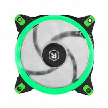 Rotanium 4Pin PWM 120mm LED Case Fan - Green - msy.com.au