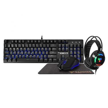Gamdias HERMES E1B 4-in-1 Mechanical Keyboard Gaming Combo - msy.com.au