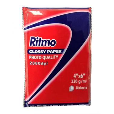 Ritmo 20pcs 6x4 Premium Photo Glossy Paper - msy.com.au