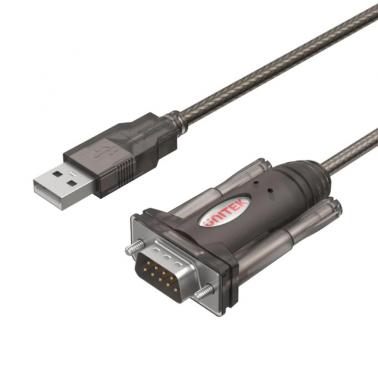Unitek Y-105 USB-A Male to RS232 Serial Male Adapter 1.5m - msy.com.au