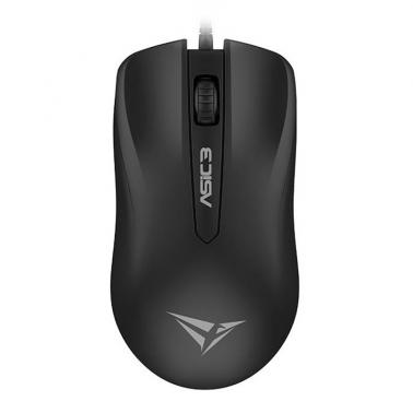 Alcatroz Asic 3 USB Optical Mouse - Black - msy.com.au
