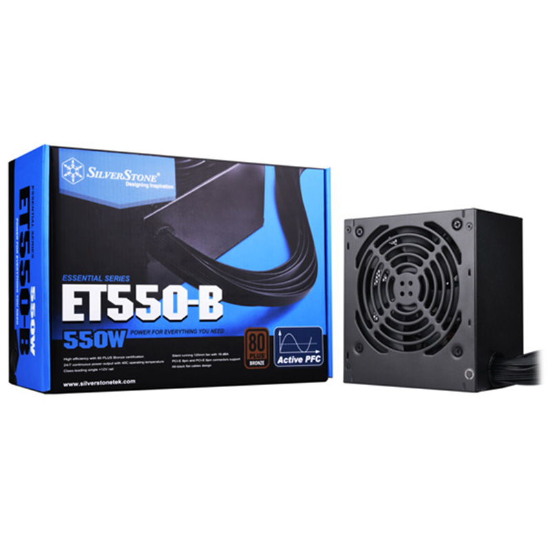 SilverStone 550W 80+ Bronze Power Supply (SST-ET550-B V1.2) - msy.com.au