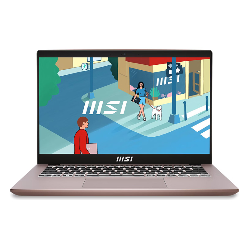 MSI Modern 14 14in FHD IPS i5-1235U Iris Xe 512GB SSD 16GB RAM W11H ...