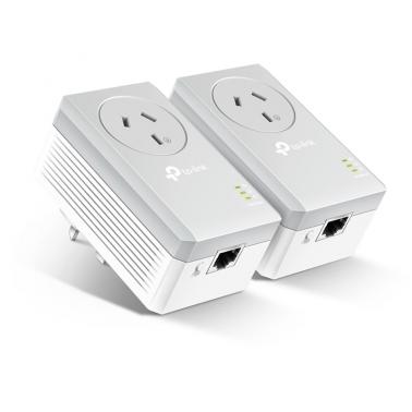 TP-Link AV600 Powerline Adapter with AC Pass Through Starter Kit (TL ...