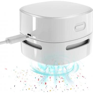 Desktop Vacuum Cleaner Rechargeable Mini Vacuum Keyboard Cleaner 360º ...