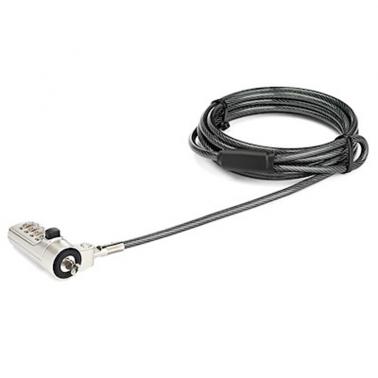 StarTech Laptop Cable Lock For Wedge Lock Slot 6.5ft - msy.com.au