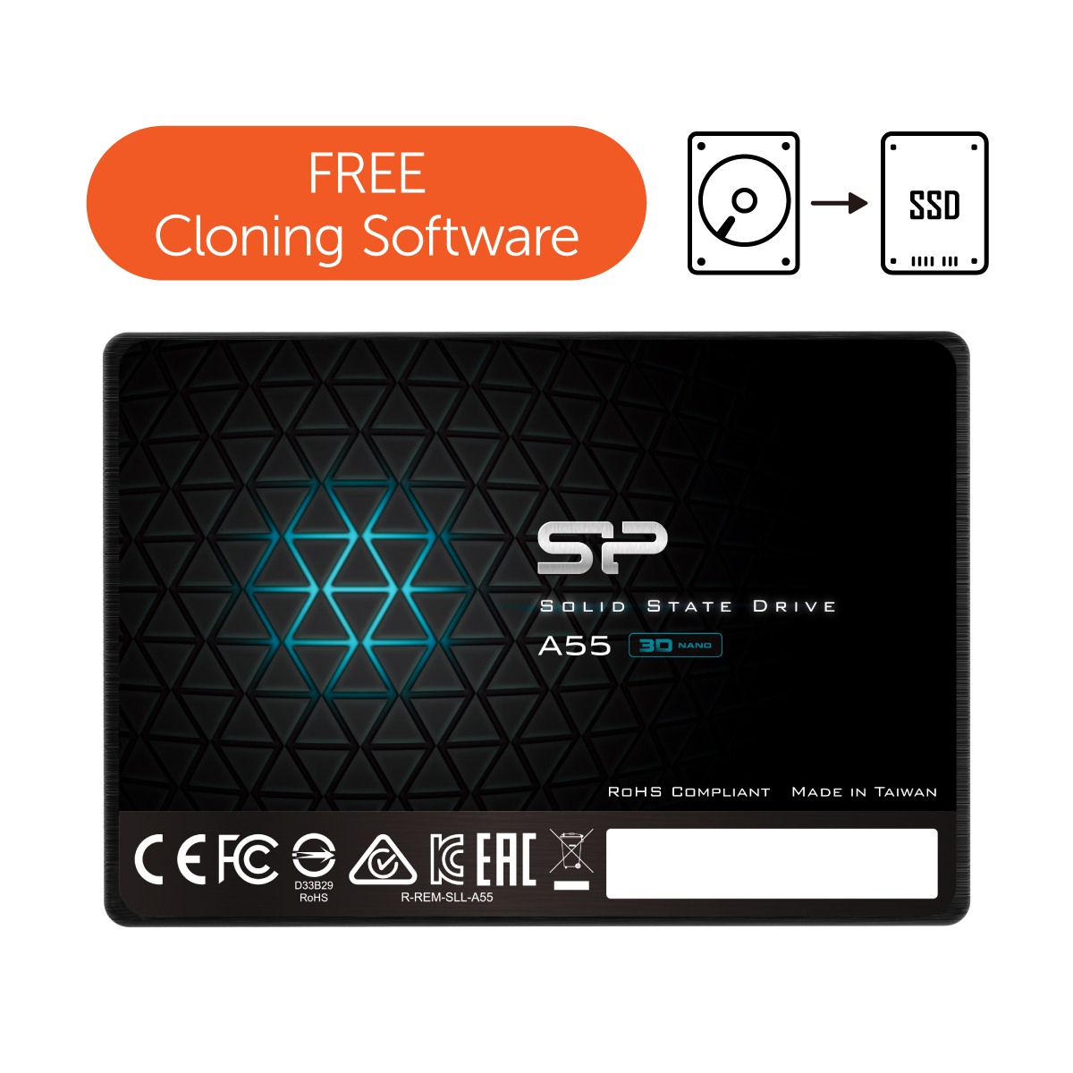 Silicon Power 2TB P34A60 Gen3x4 TLC R/W up to 2,200/1,600 MB/s PCIe M.2 NVMe SSD - msy.com.au