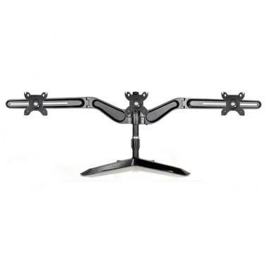 SilverStone Black Arm Three Triple LCD Monitor Stand (SST-ARM31BS ...