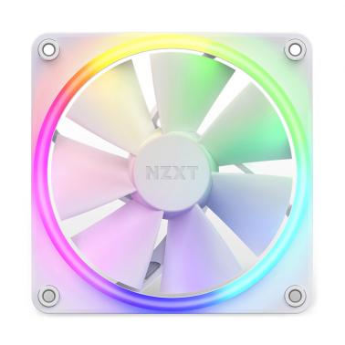 NZXT F120RGB 120mm RGB Fans Single - White (RF-R12SF-W1) - msy.com.au