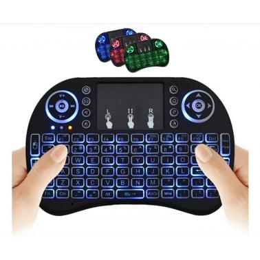 Wireless Mini Keyboard Remote Control Touchpad Mouse Combo Controller ...