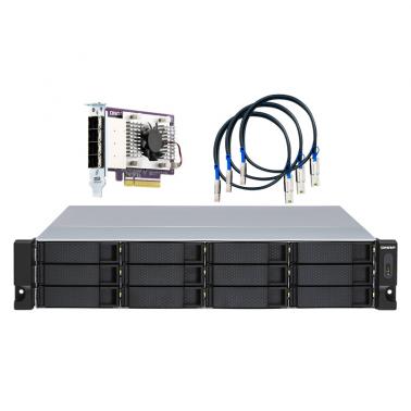 QNAP TL-R1200S-RP 12 Bay 2U Rackmount SATA Storage Expansion Enclosure ...