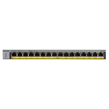 Netgear 16 Port Gigabit Ethernet 183W PoE+ Unmanaged Switch (GS116PP ...