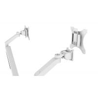Loctek Premium Mount 17"-32" Dual Gas Spring Monitor Stand - Aluminum ...