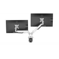 Loctek Premium Mount 17"-32" Dual Gas Spring Monitor Stand - Aluminum ...