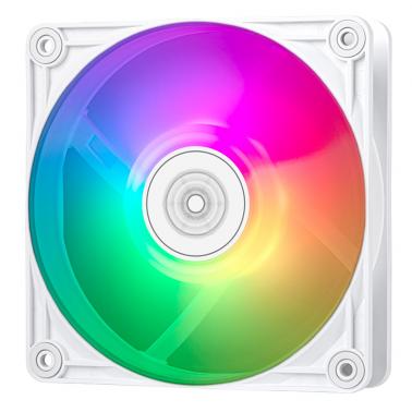 SilverStone Vista 120mm PWM ARGB Fan - White (SST-VS120W-ARGB) - msy.com.au