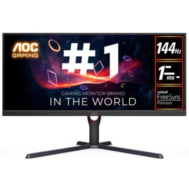 AOC 34in WQHD IPS 144Hz Gaming Monitor (U34G3X) - msy.com.au