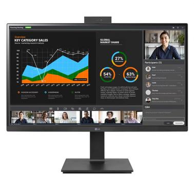 LG 27in QHD IPS Webcam Monitor (27BQ75QC-B) - msy.com.au