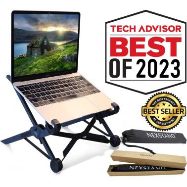 Laptop stand Foldable Computer Stand 8 levels Height Laptop Riser Adjustable Ergonomic Desk ...