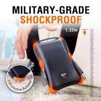 Silicon Power 1TB A30 Rugged Shockproof Portable External Hard Drive ...