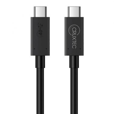 Cruxtec USB4 USB-C Full-Feature Coaxial Cable 1m - msy.com.au
