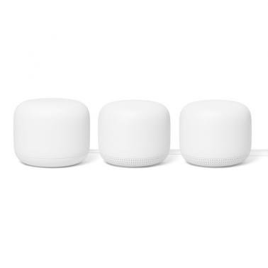 Google Nest WiFi Mesh Router 3 Pack - 1 Base Unit and 2 Wifi Points ...
