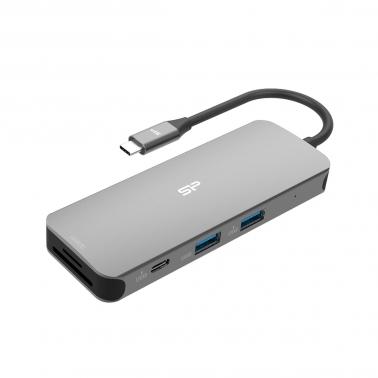 Silicon Power 8-in-1 USB-C Hub (SR30) - msy.com.au
