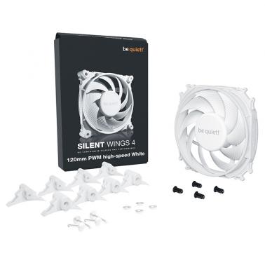 be quiet! Silent Wings 4 120mm PWM High Speed Fan - White (BL115) - msy ...