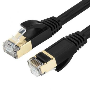 Idealink CAT 7 RJ45 Ethernet Round S/FTP Patch Cable 10m - Black (CB ...