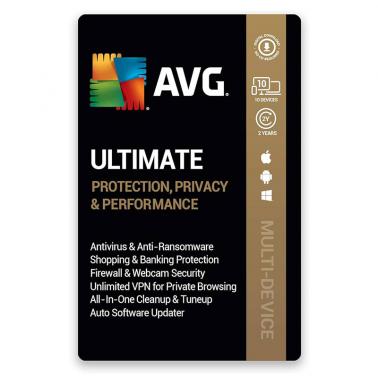 AVG Ultimate (Multi-Device, up to 10 connections) (1 Year) ESD ...