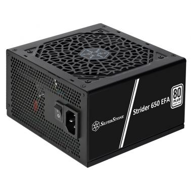 SilverStone Strider 650W 80+ Certified Power Supply - Black Cable (SST ...