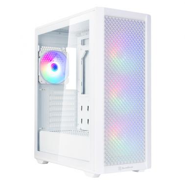 SilverStone FARA 515X TG ATX Case - White (SST-FA515XR-WG) - msy.com.au