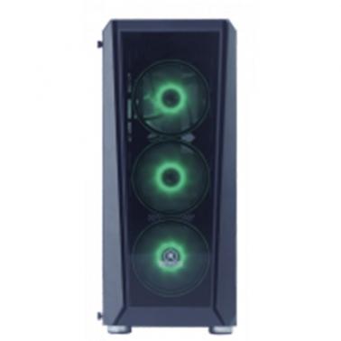 Rotanium Temper-TG306 RGB Tempered Glass ATX Gaming Case - Black ...