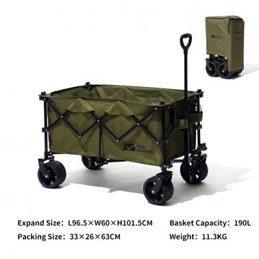 Mobi Garden Yunji S2 Camping Wagon - Extra Large Collapsible Utility ...
