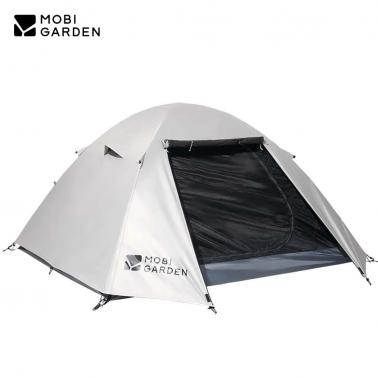 MOBI GARDEN QR 4 Outdoor Camping Tent, Suitable for 3-4 People - IVORY - msy.com.au