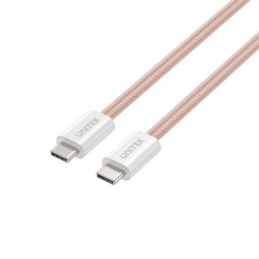 Unitek 100W Magnetic USB-C Pink Cable - 1m (UTC14141APK01) - msy.com.au