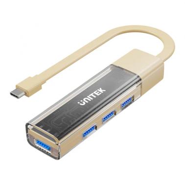 Unitek 4 Port Bi-Directional USB Hub with Detachable Cable - Beige ...