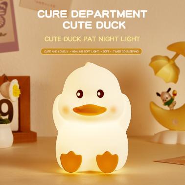 Duck Silicone Night Light, Cute Animal Baby Nursery Lamp Anime Toddler ...