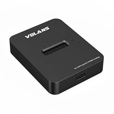 Volans Aluminium USB-C (Gen 2) M.2 NVMe/SATA SSD Docking Station (VL ...