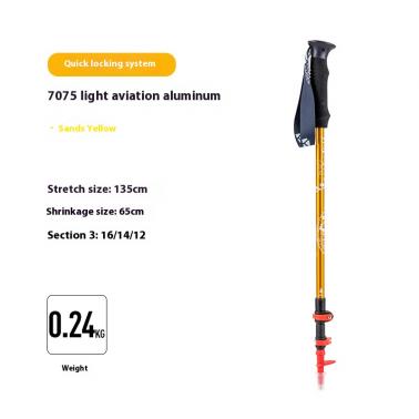 Mobi Garden Aluminum Trekking Poles - Lightweight Telescopic Hiking ...